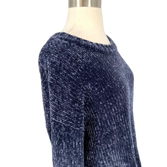 Cupio | Sweaters | Cupio Chenille Crewneck Sweater Blue Size Medium ...
